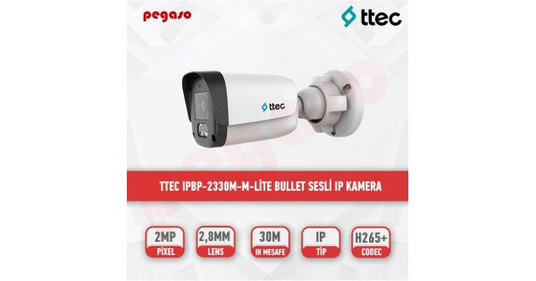 TTEC IPBP-2330M-M-Lite BULLET SESLI IP KAMERA